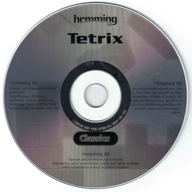 Tetrix Classics cover or packaging material - MobyGames