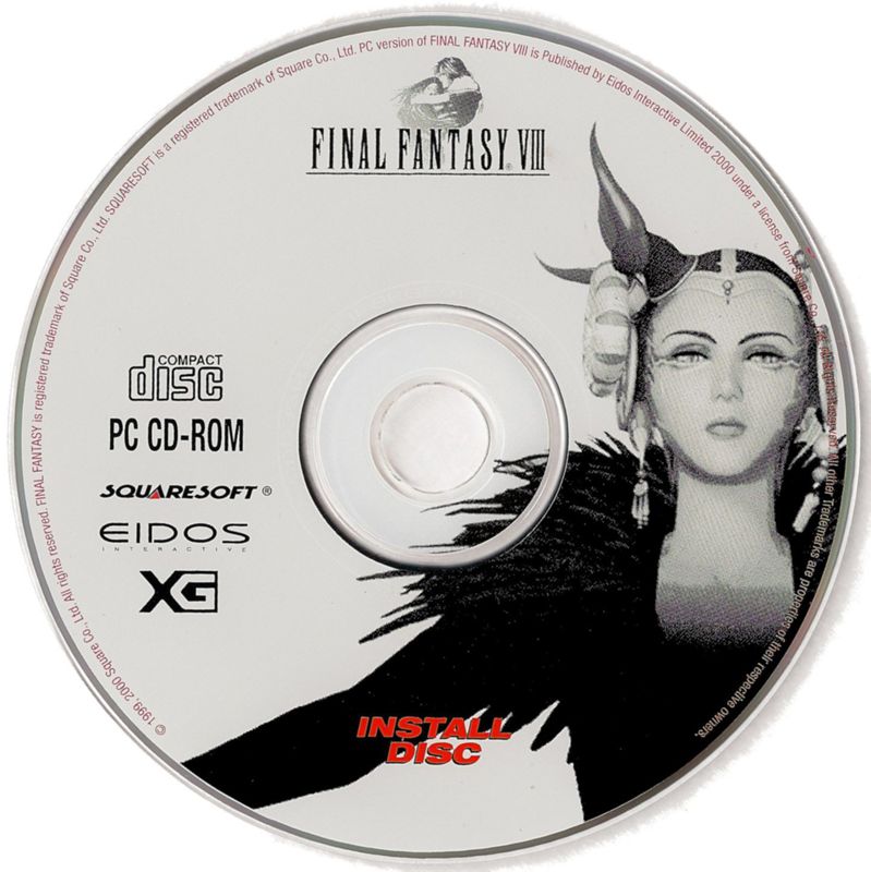 Final Fantasy VIII cover or packaging material - MobyGames