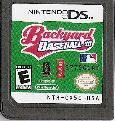 Backyard Baseball '10 cover or packaging material - MobyGames