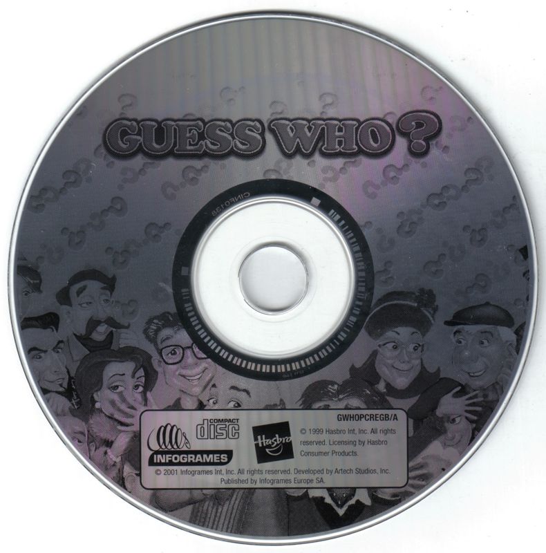 Guess Who? cover or packaging material - MobyGames