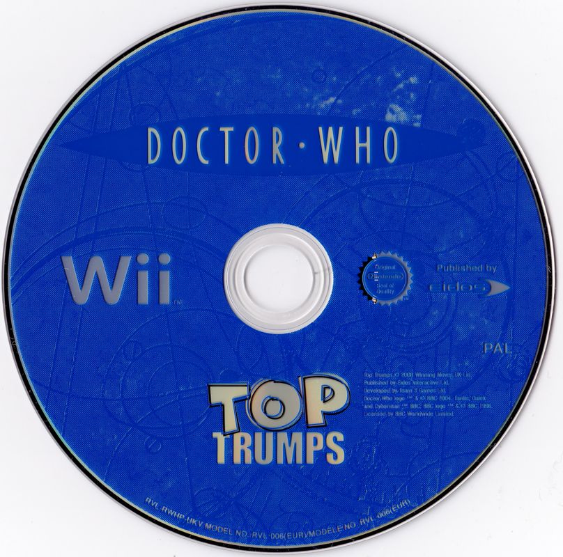 Top Trumps: Doctor Who cover or packaging material - MobyGames