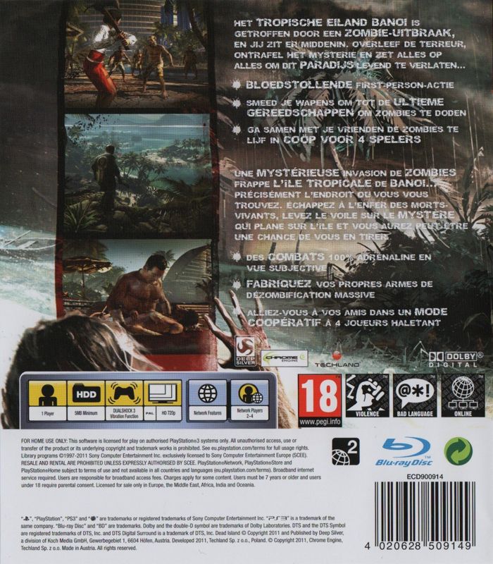 Dead Island cover or packaging material - MobyGames