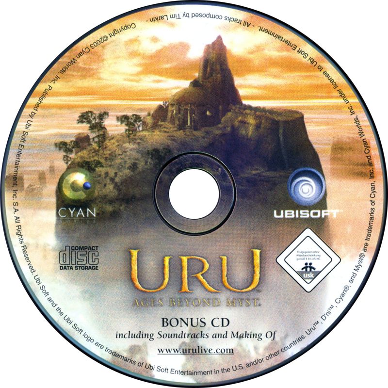 Uru: Ages Beyond Myst (Collectors Edition) cover or packaging material ...