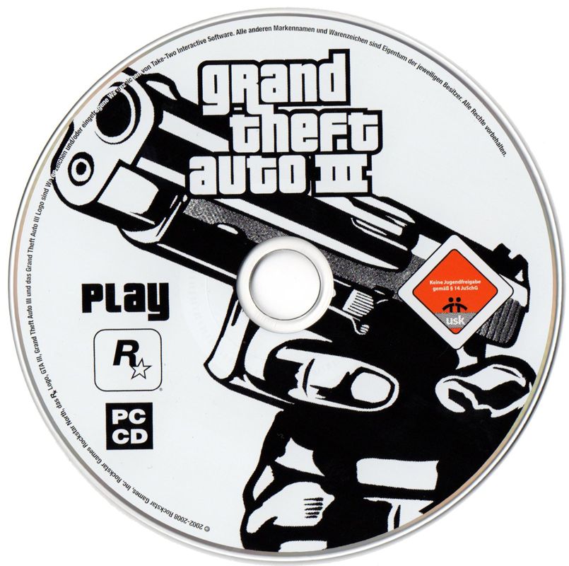 Grand Theft Auto III cover or packaging material - MobyGames