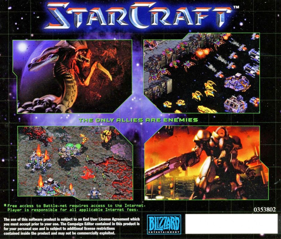 StarCraft cover or packaging material - MobyGames