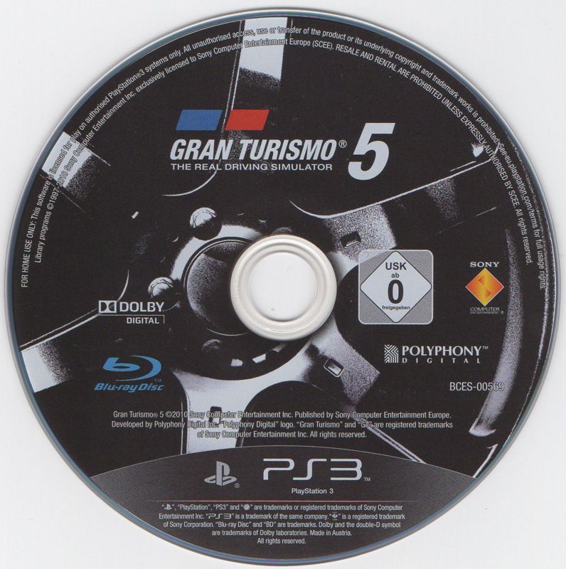 Gran Turismo 5 (Signature Edition) cover or packaging material - MobyGames
