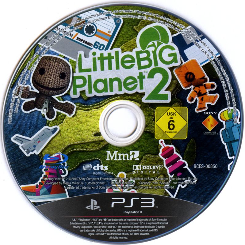 LittleBigPlanet 2 cover or packaging material - MobyGames