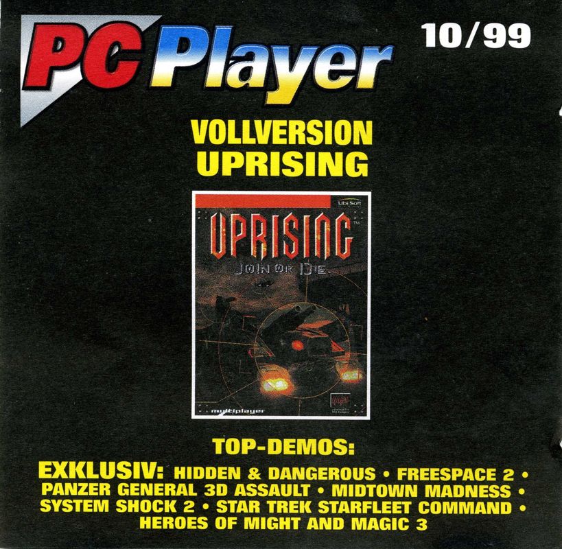 Uprising: Join or Die cover or packaging material - MobyGames