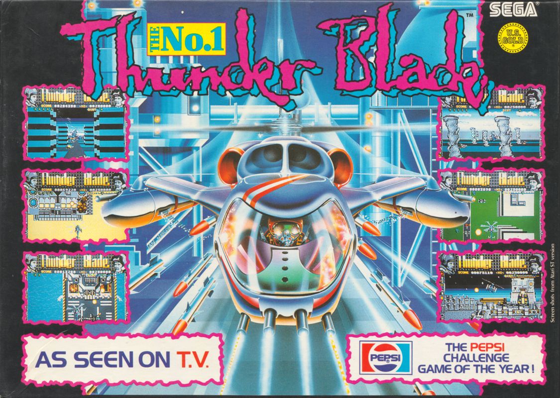 ThunderBlade cover or packaging material - MobyGames