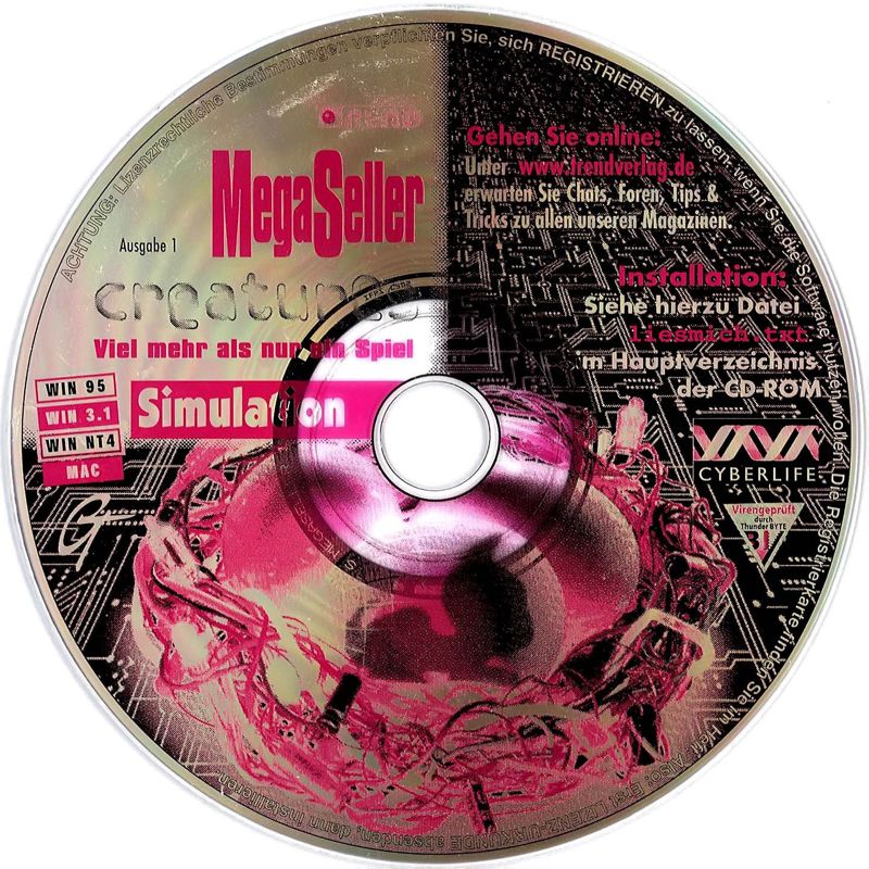 Creatures cover or packaging material - MobyGames