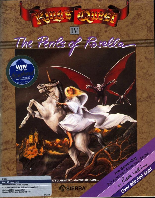 King's Quest IV: The Perils of Rosella cover or packaging material ...