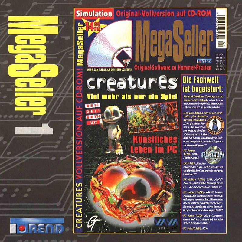 Creatures cover or packaging material - MobyGames