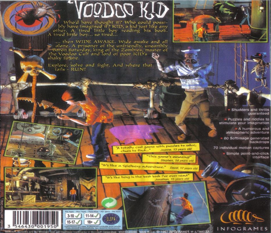 VooDoo Kid cover or packaging material - MobyGames