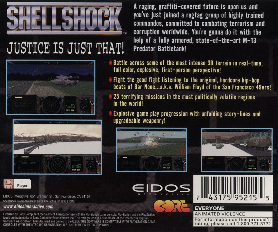 Shellshock cover or packaging material - MobyGames