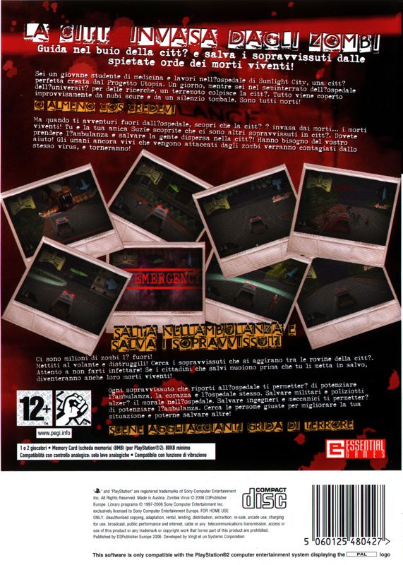 Zombie Virus cover or packaging material - MobyGames