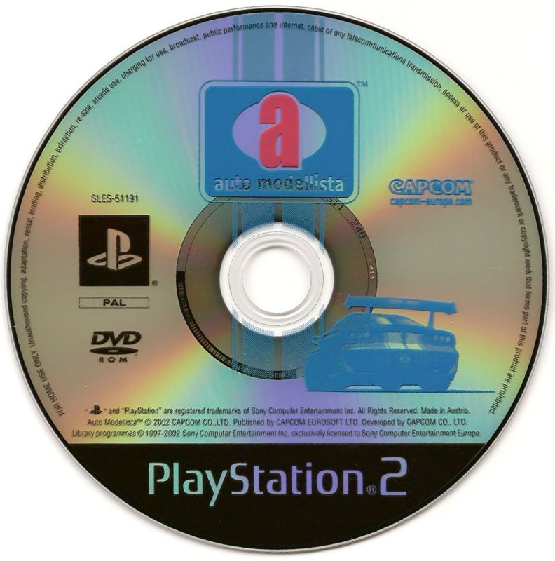 Auto Modellista cover or packaging material - MobyGames