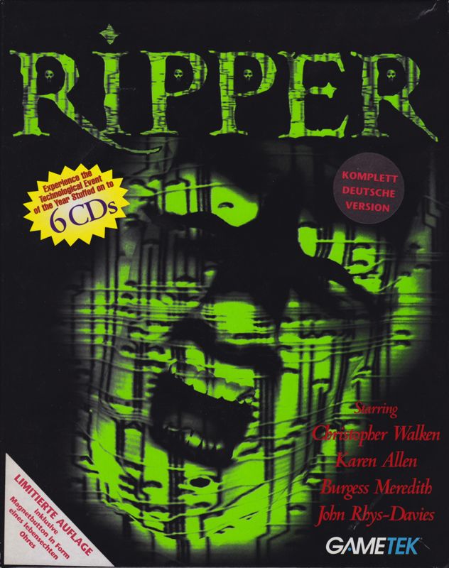 Ripper (Limitierte Auflage) (1996) - MobyGames