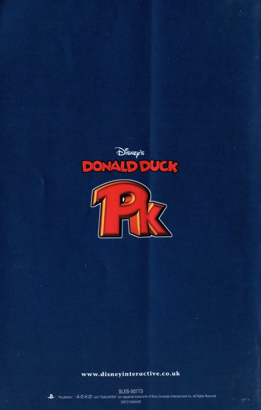 Disney's PK: Out of the Shadows cover or packaging material - MobyGames