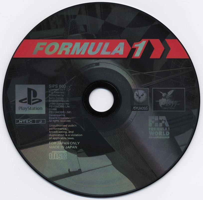 Formula 1 cover or packaging material - MobyGames