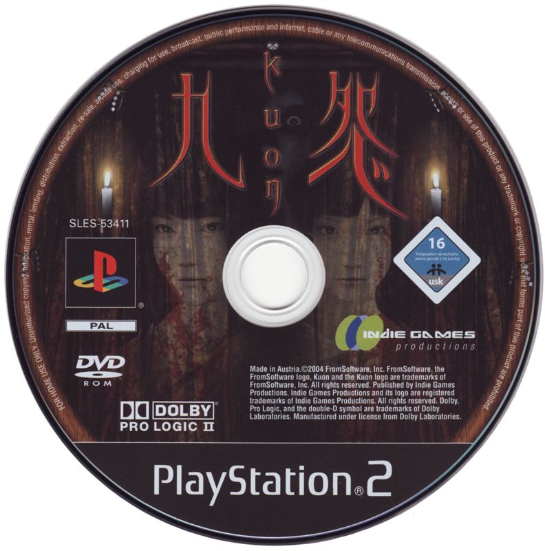 Kuon cover or packaging material - MobyGames