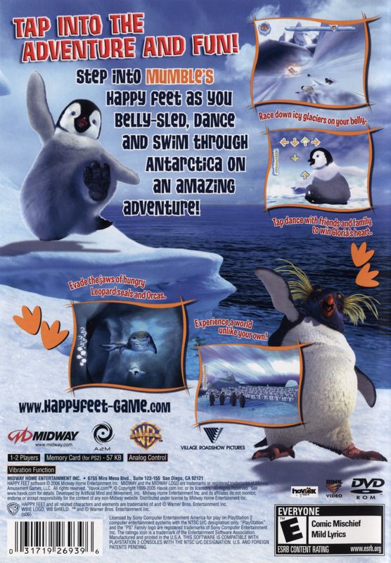 Happy Feet cover or packaging material - MobyGames