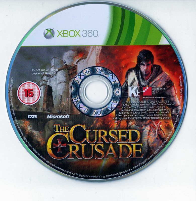 The Cursed Crusade cover or packaging material - MobyGames