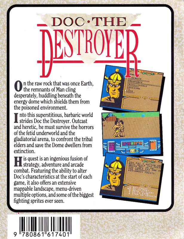Doc the Destroyer cover or packaging material - MobyGames