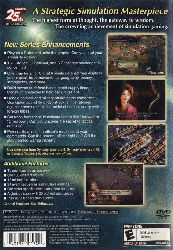 Romance of the Three Kingdoms IX cover or packaging material - MobyGames