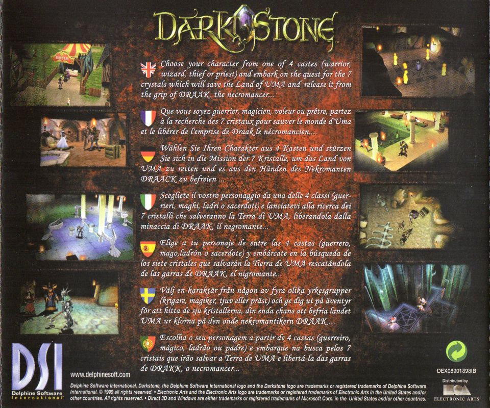 Darkstone cover or packaging material - MobyGames