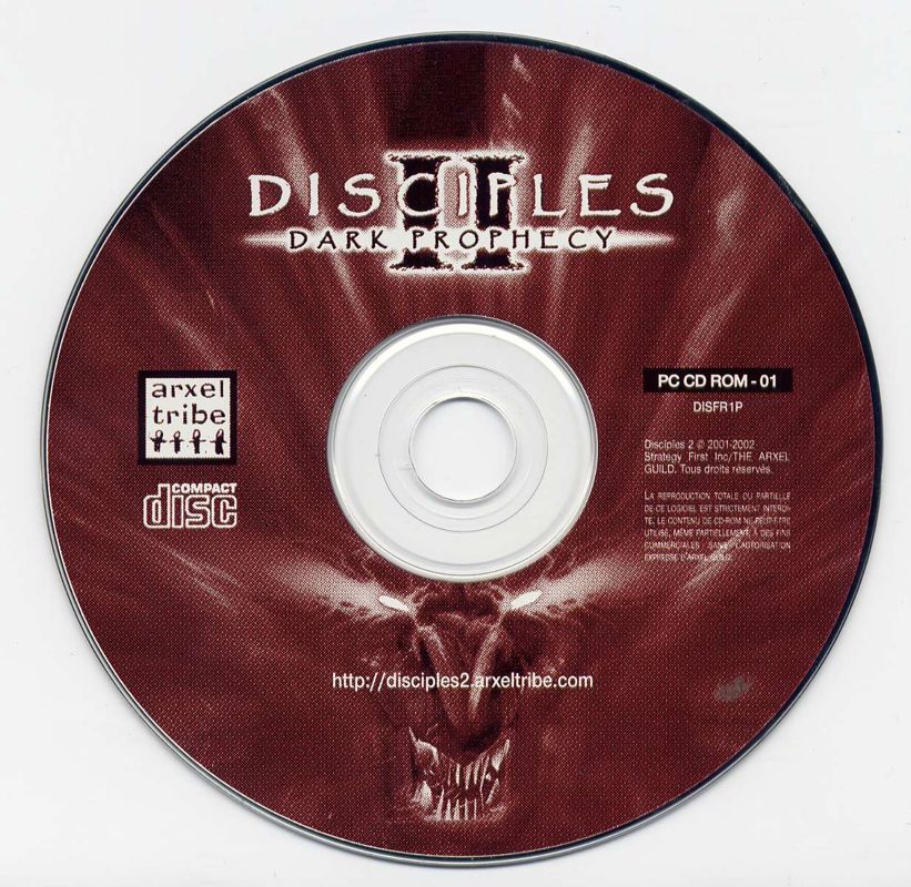 Disciples II: Dark Prophecy cover or packaging material - MobyGames