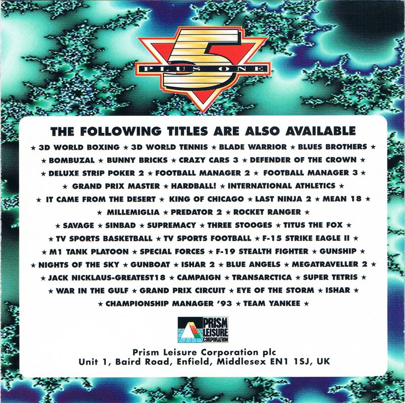 5 Plus One: Campaign cover or packaging material - MobyGames