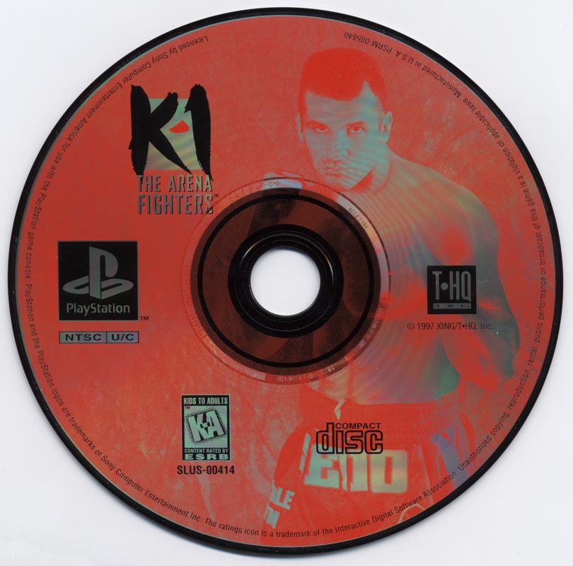 K-1 The Arena Fighters cover or packaging material - MobyGames