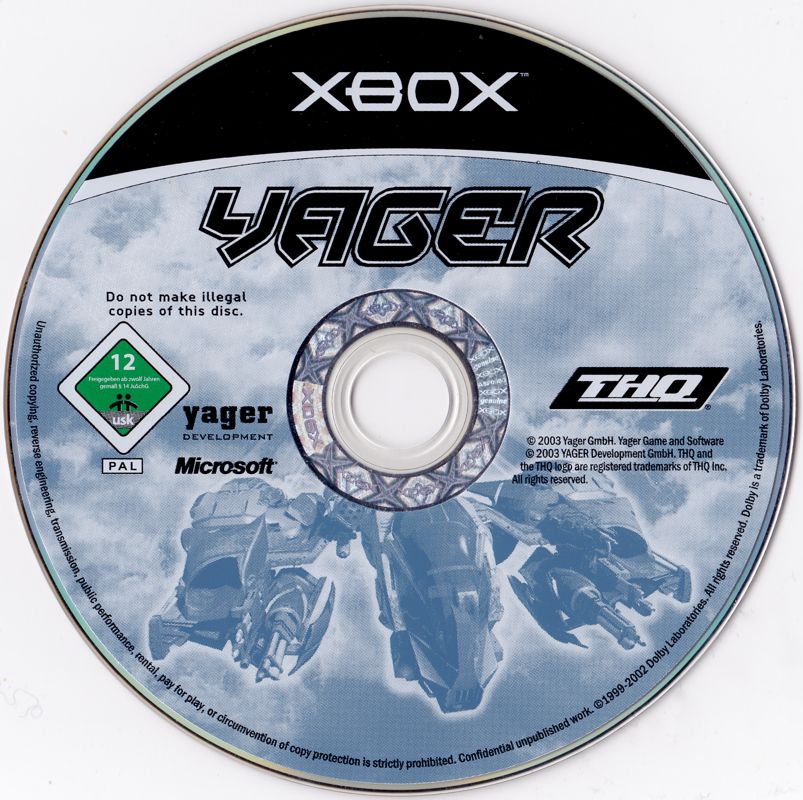Yager cover or packaging material - MobyGames