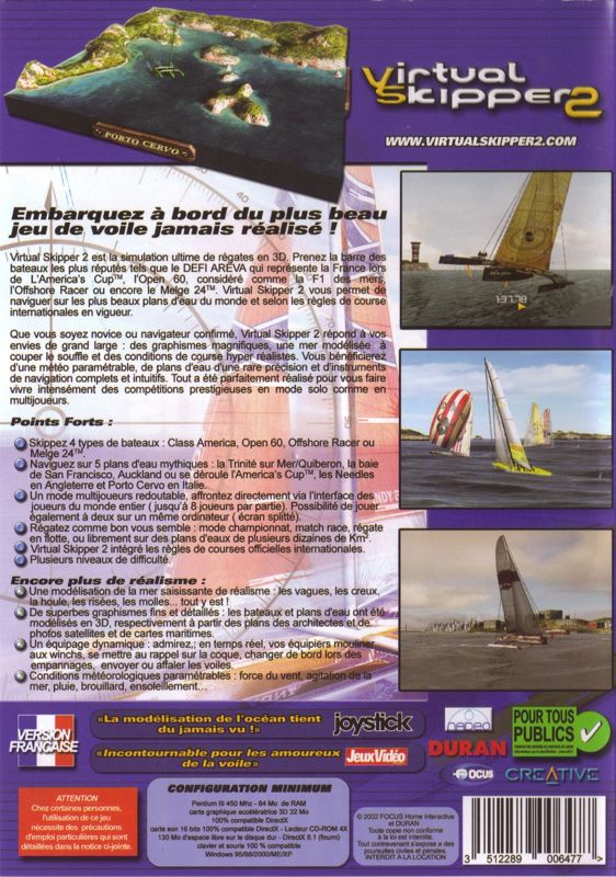 Virtual Skipper 2 cover or packaging material - MobyGames