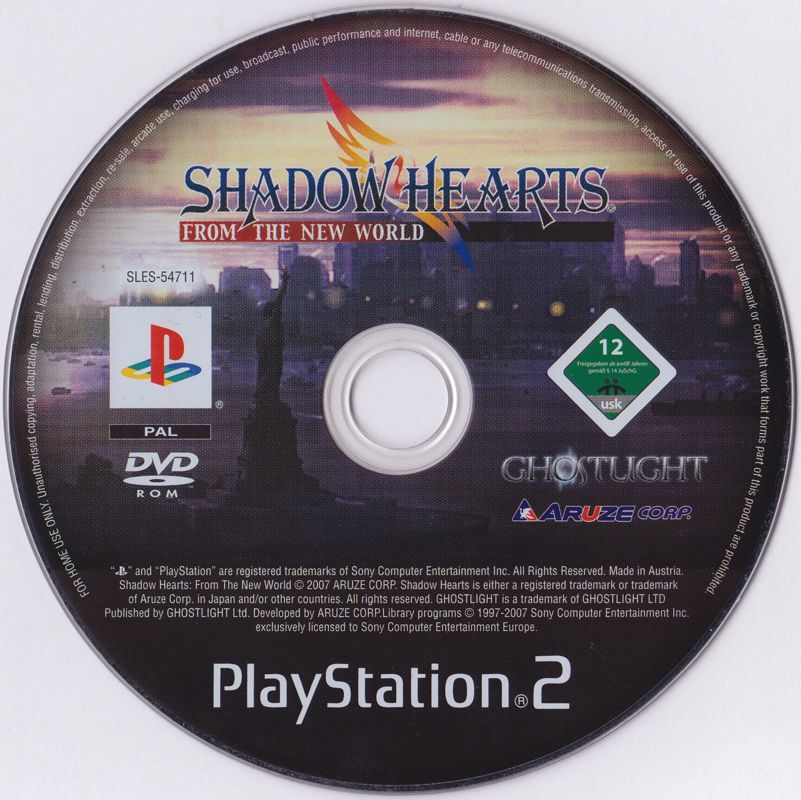 Shadow Hearts: From the New World cover or packaging material - MobyGames