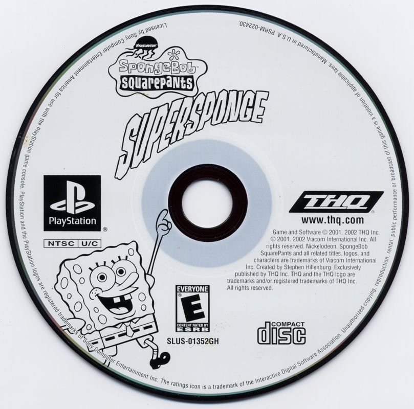 SpongeBob SquarePants: SuperSponge cover or packaging material - MobyGames