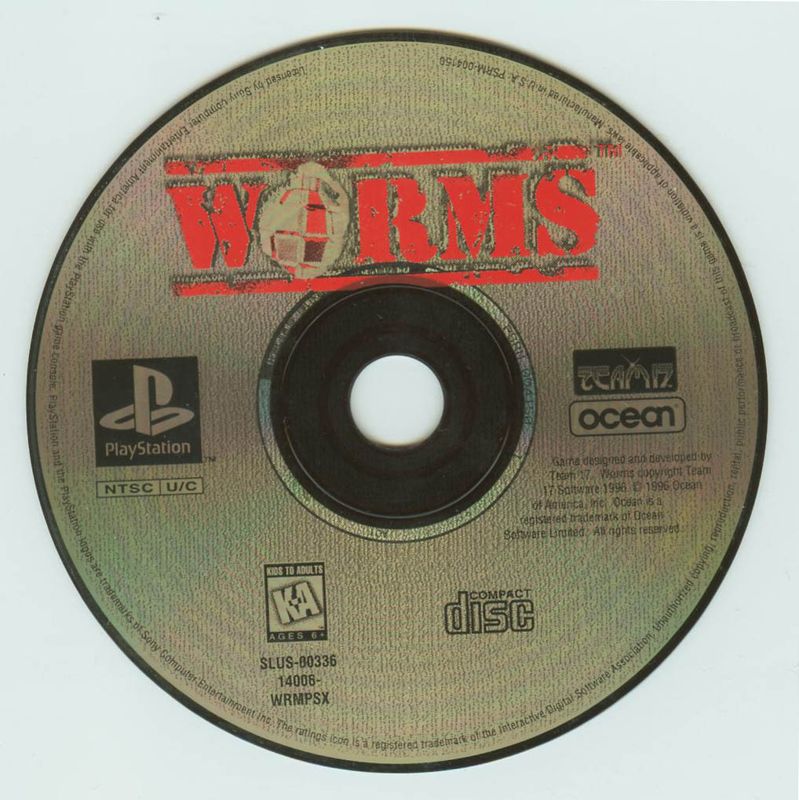 Worms cover or packaging material - MobyGames