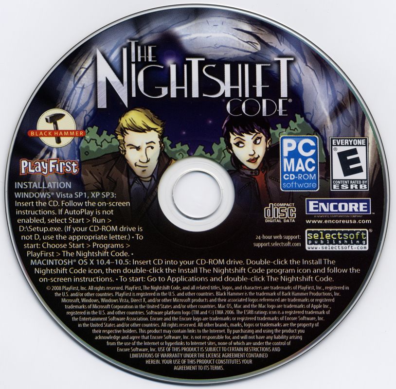 The Nightshift Code cover or packaging material - MobyGames