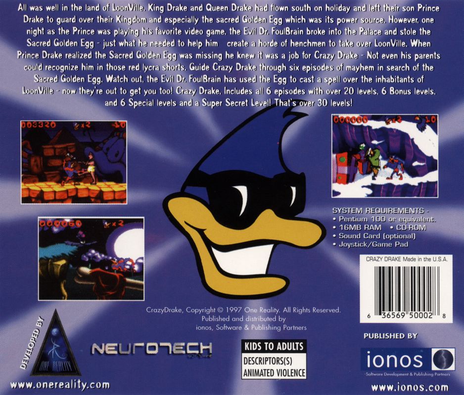 Crazy Drake cover or packaging material - MobyGames