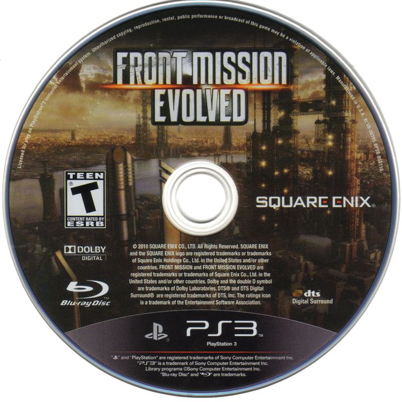 Front Mission Evolved cover or packaging material - MobyGames