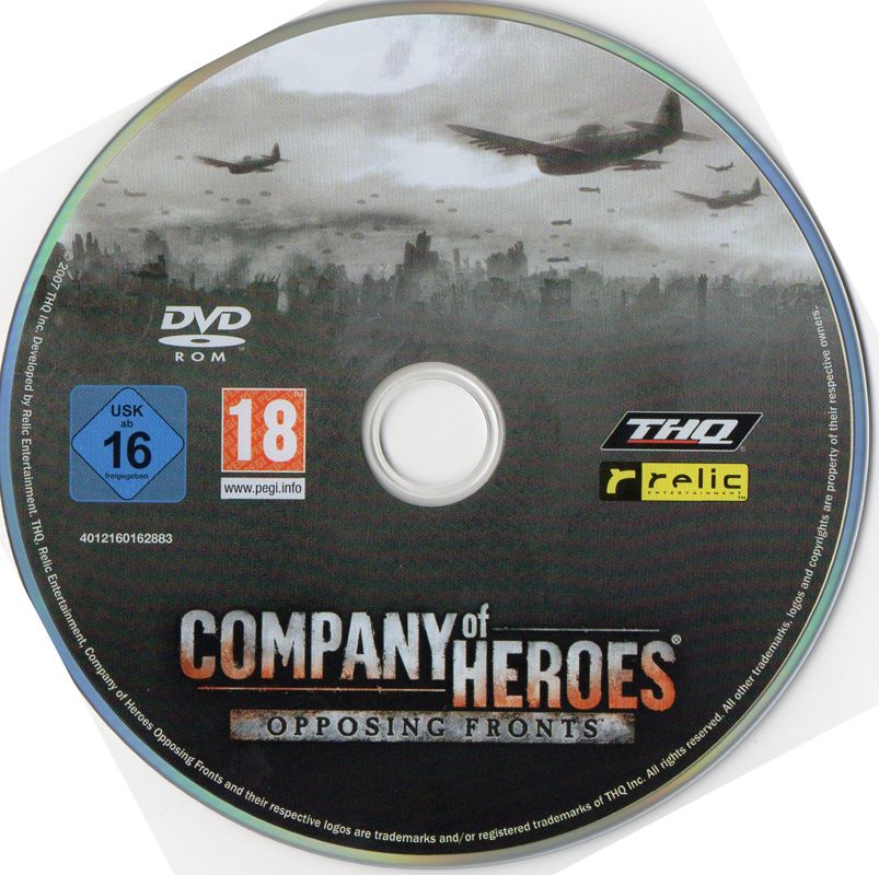 Company of Heroes: Opposing Fronts cover or packaging material - MobyGames