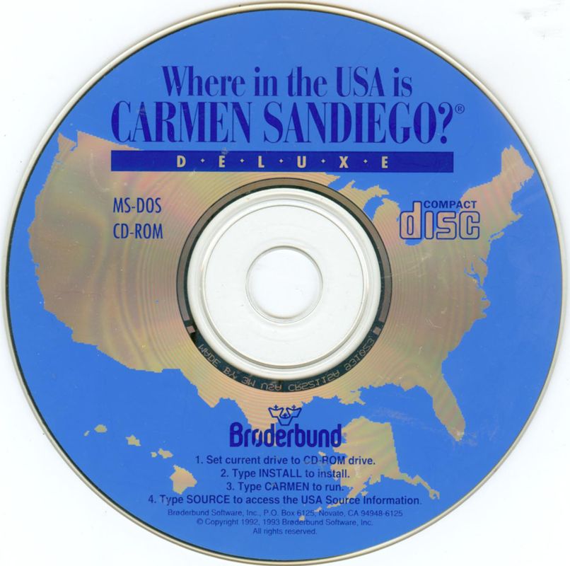 Where in the USA Is Carmen Sandiego? (Deluxe Edition) cover or ...