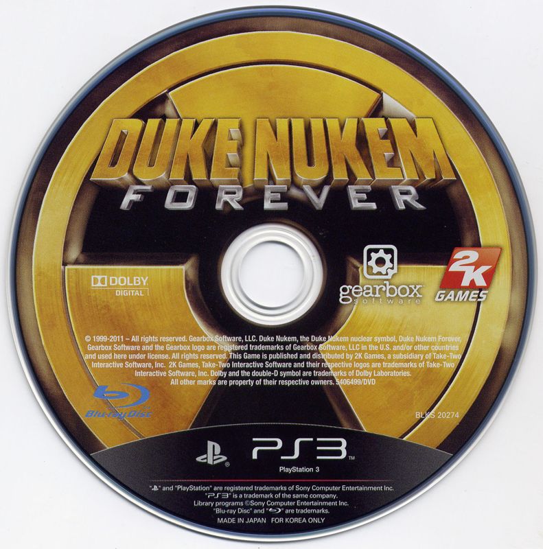 Duke Nukem Forever cover or packaging material - MobyGames