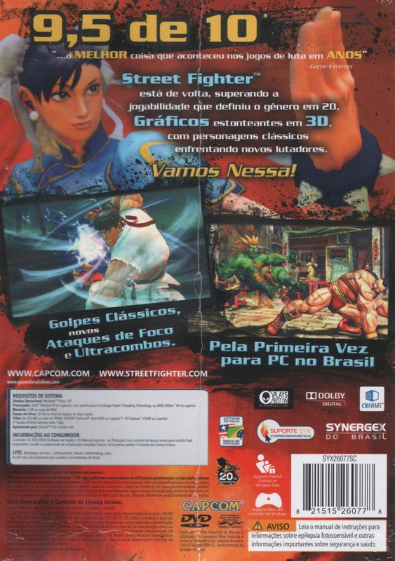 Street Fighter IV cover or packaging material - MobyGames