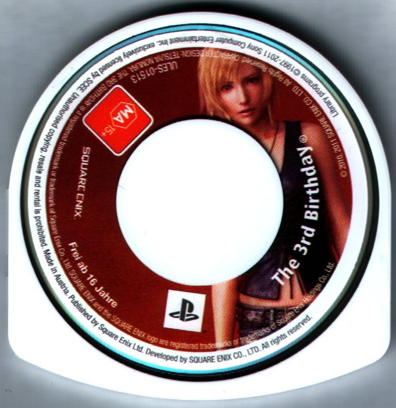 The 3rd Birthday (Twisted Edition) cover or packaging material - MobyGames