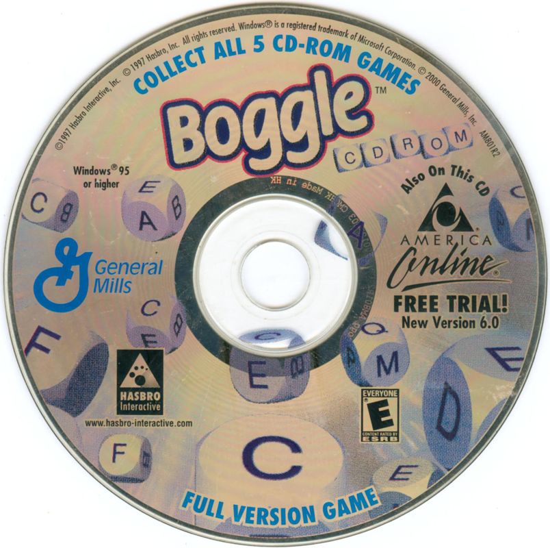 Boggle cover or packaging material - MobyGames