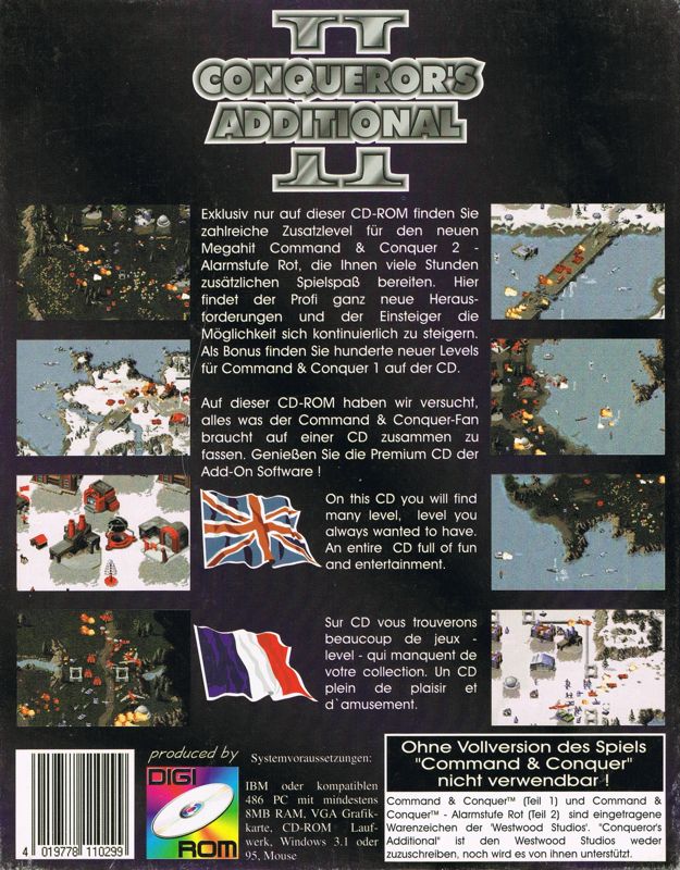 Conqueror's Additional II cover or packaging material - MobyGames