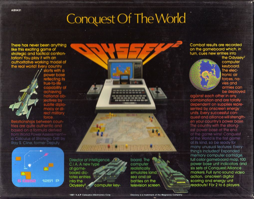 Conquest of the World cover or packaging material - MobyGames