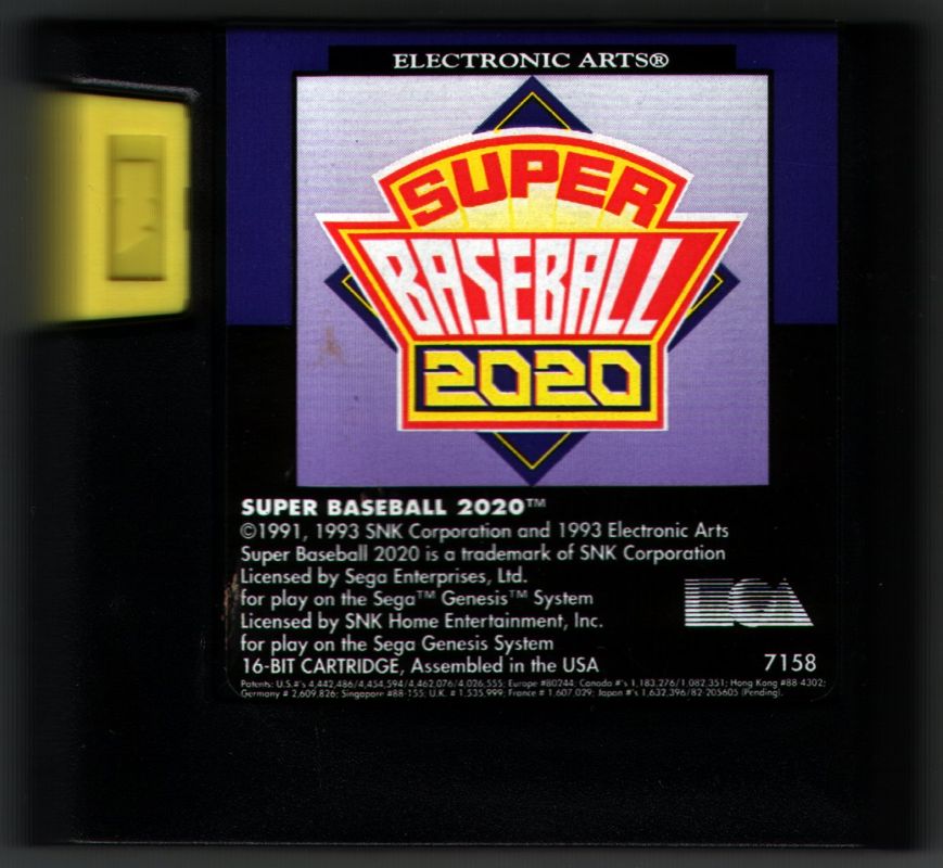 Super Baseball 2020 cover or packaging material - MobyGames