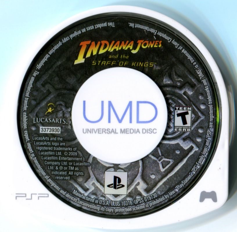 Indiana Jones and the Staff of Kings cover or packaging material ...